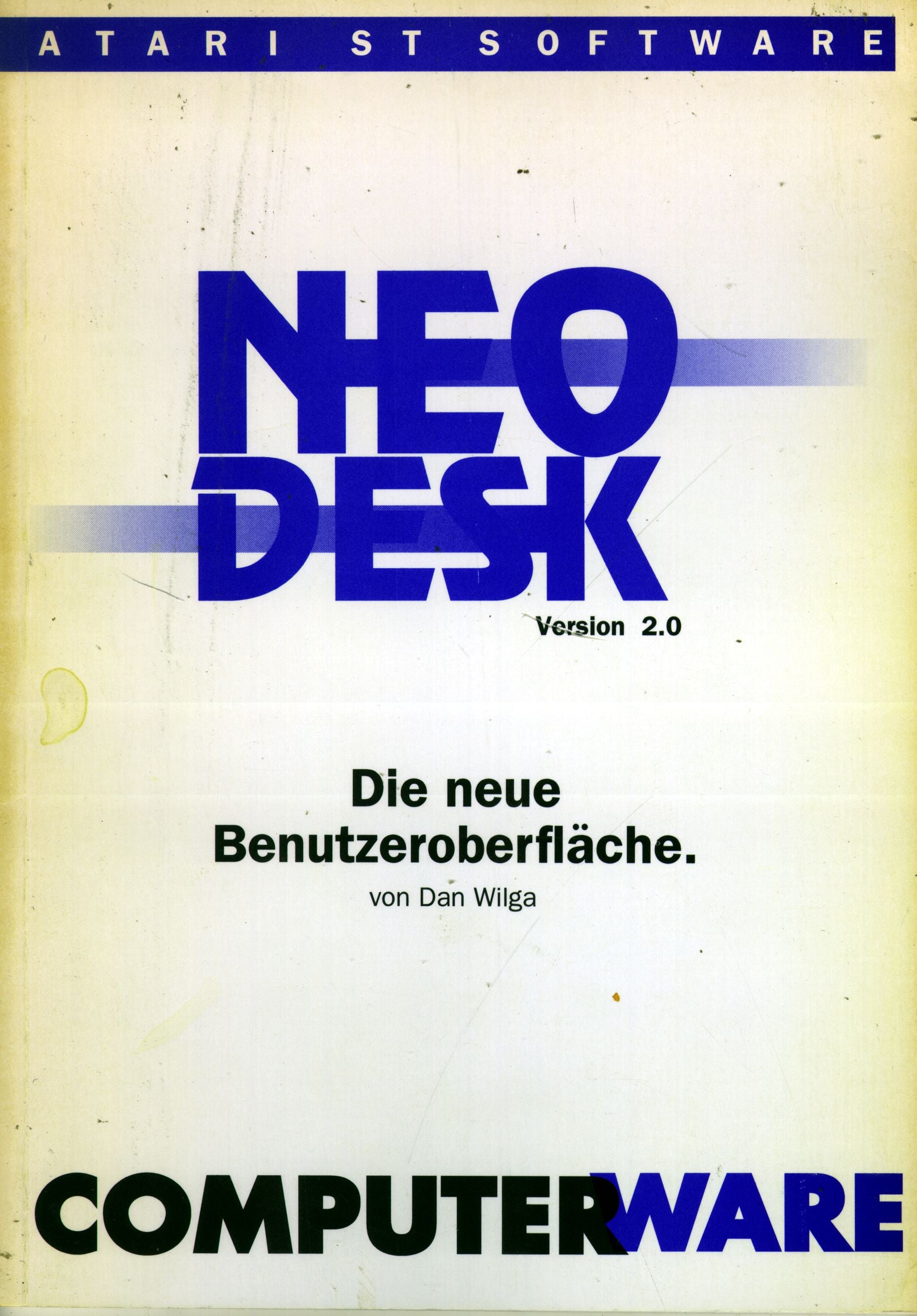 Atari ST - NEODESK 2.0 Handbuch – Digital Retro