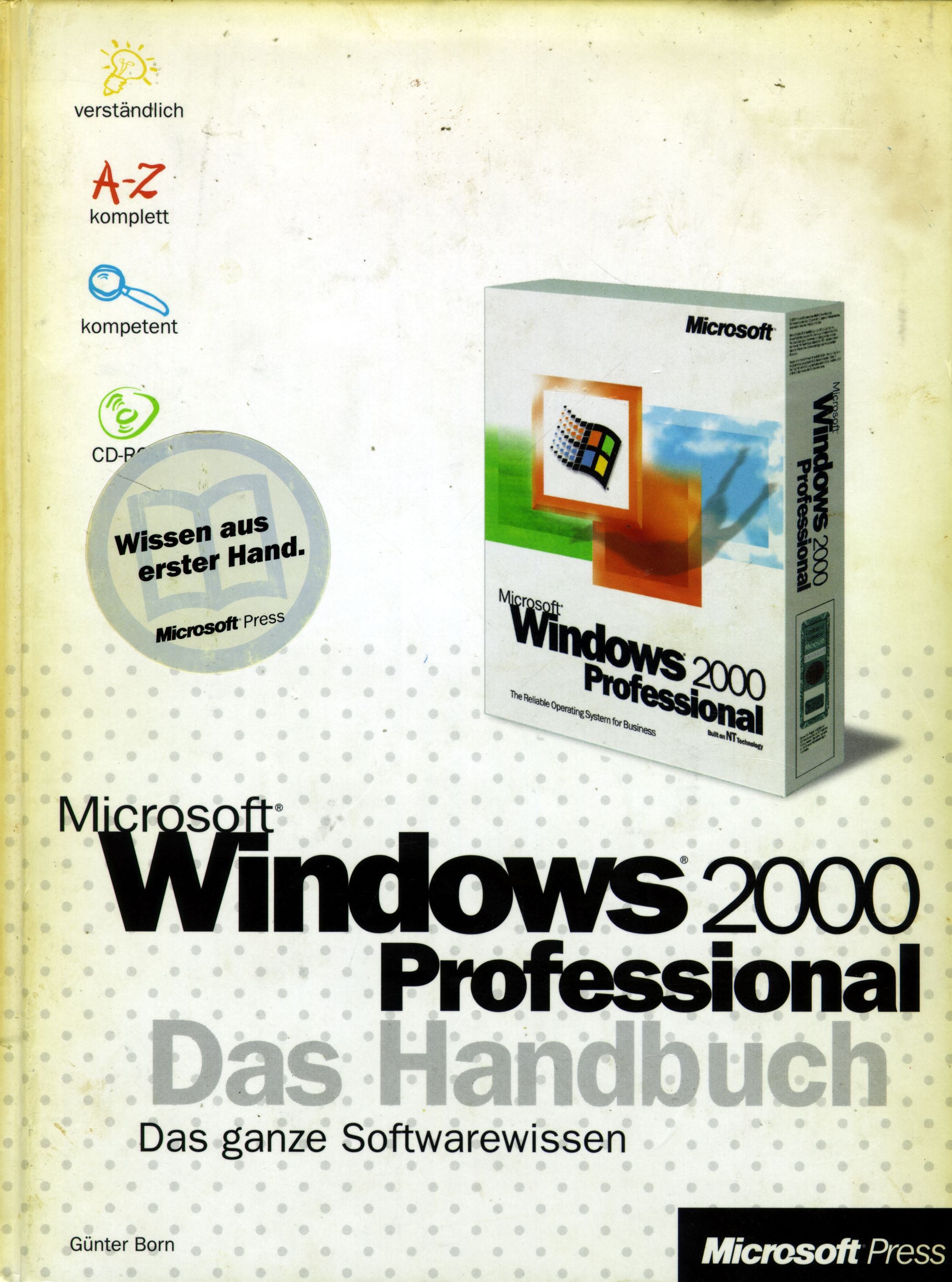 Microsoft Press - Windows 2000 Professional Das Handbuch – Digital Retro